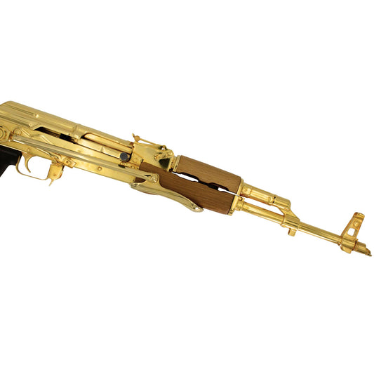 Century Arms Underfolder Ak-47, 7.62x39mm, 24K Gold Plated, 7268059021414